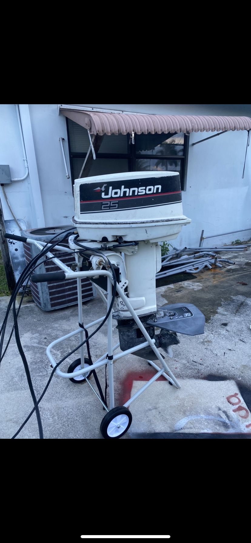 1989 Johnson 25hp Outboard With 2nd Engine For Parts for Sale in ...