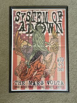 System Of A Down Concert Poster