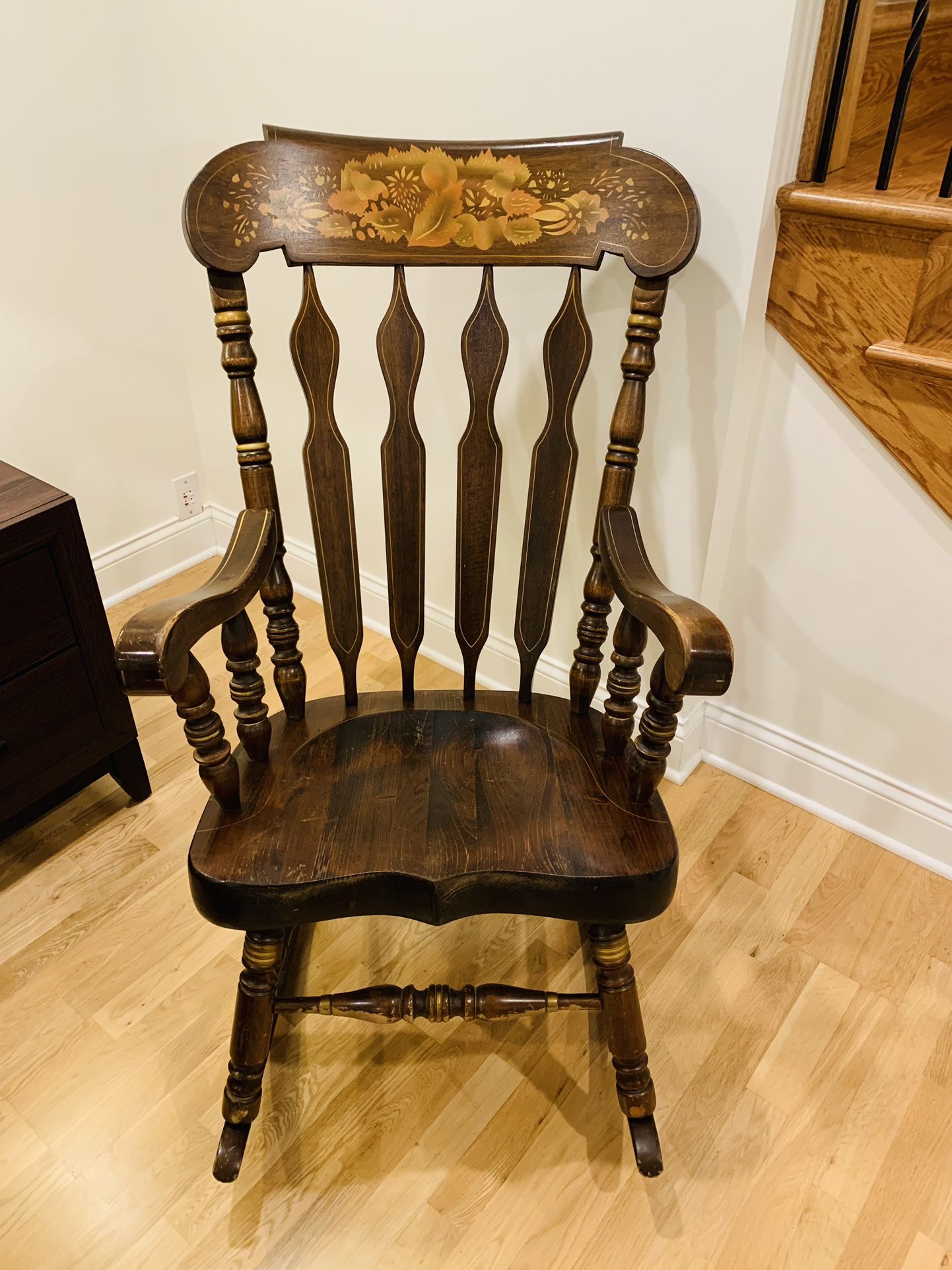 Large Wooden Rocking Chair