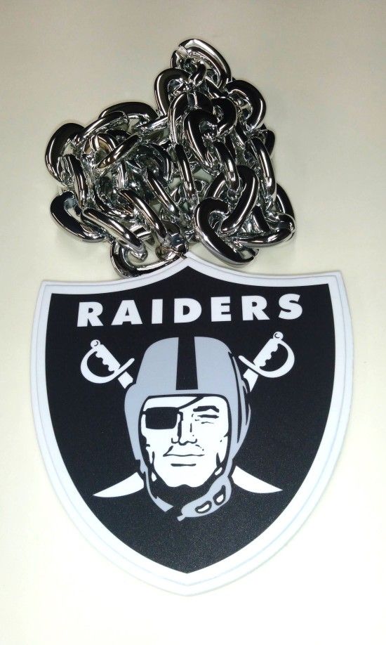 Raiders 3D Foam Necklace Chain. for Sale in Rancho Cucamonga, CA - OfferUp