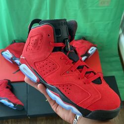 Red Suede 6s