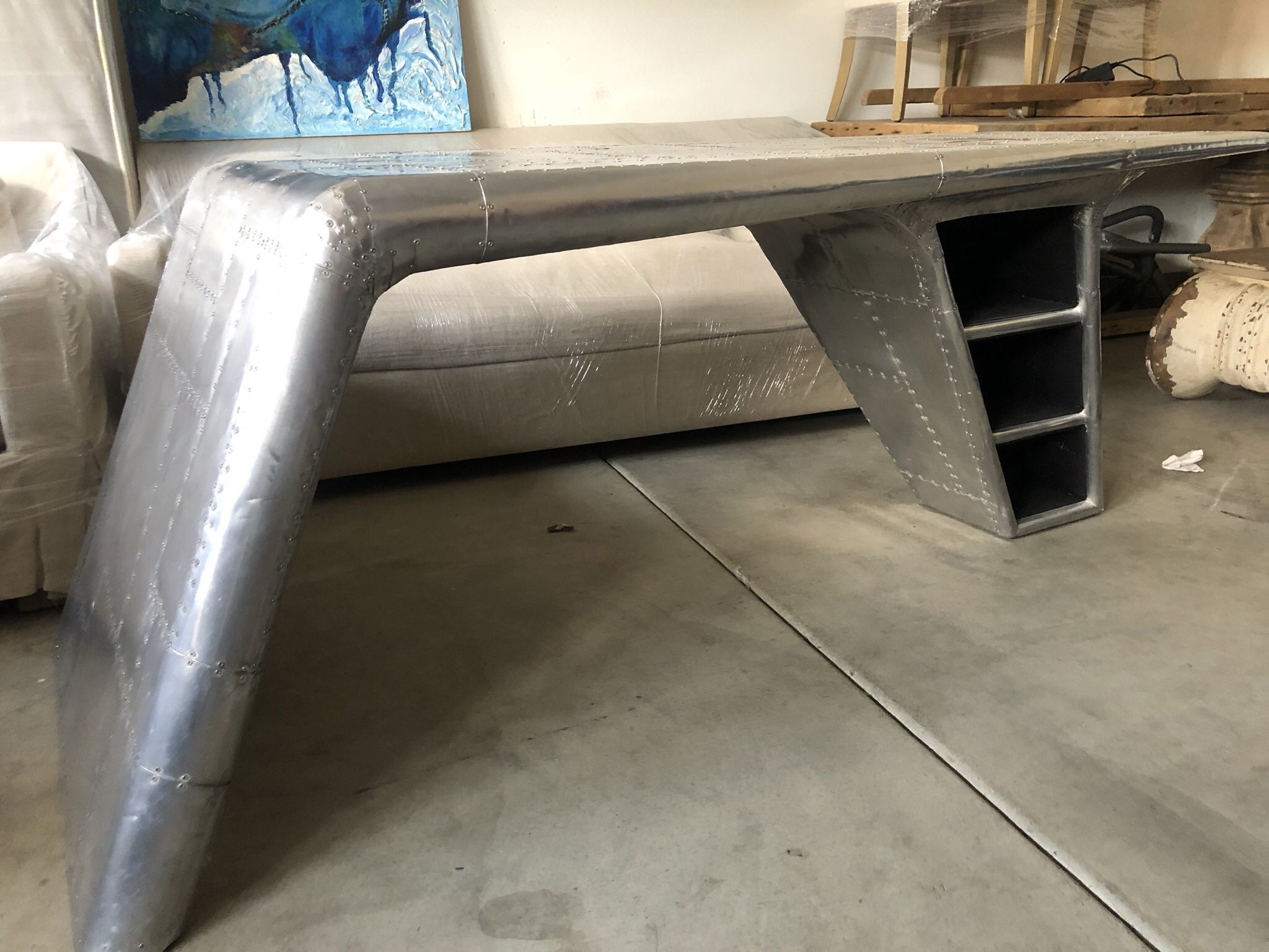 Restoration Hardware Aviator Wing Desk for Sale in Rancho Cucamonga, CA ...