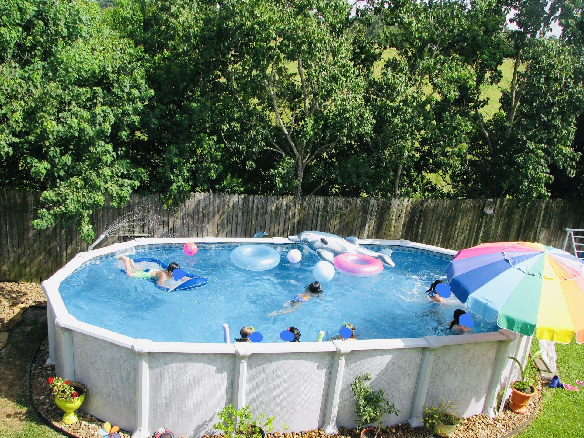 10,000 Gallons 24’x12’x4’ above the ground pool for Sale in Spring, TX ...