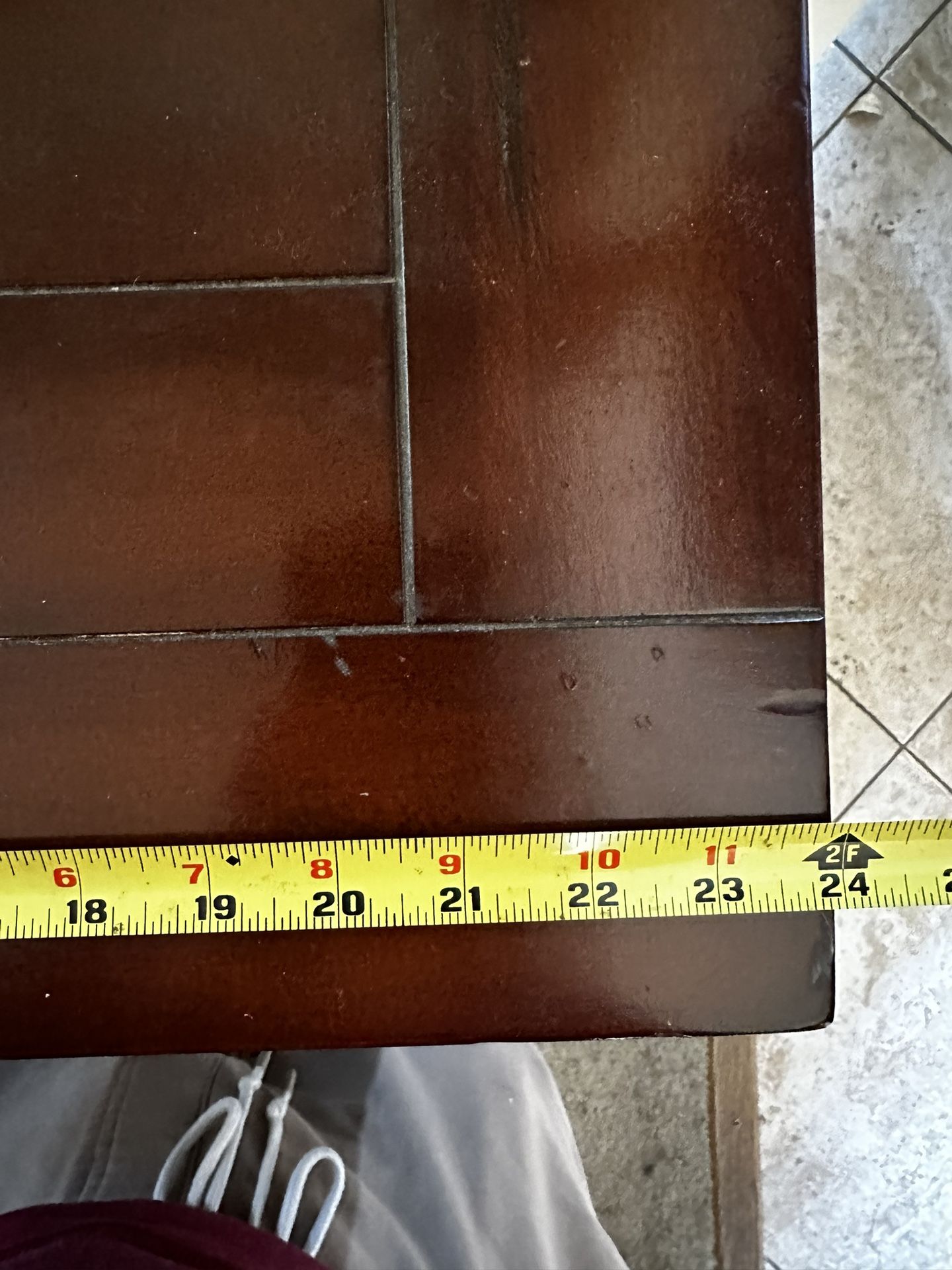 Pair Of Solid Wood 2ft By 2ft Square End Tables for Sale in Irwindale ...