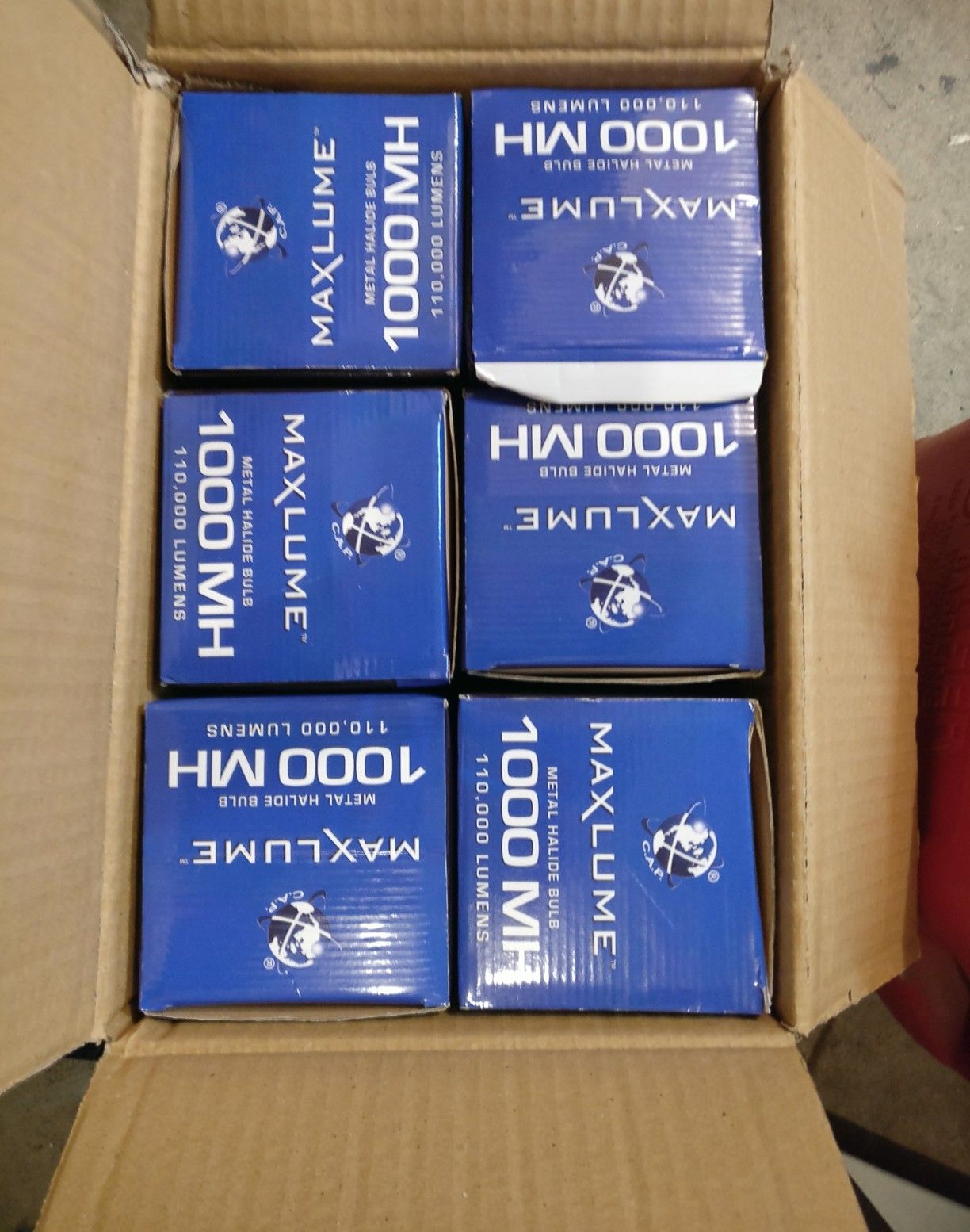 6x MAX LUME metal halide bulb ML1000MH 1000W Maxlume Metal Halide for ...