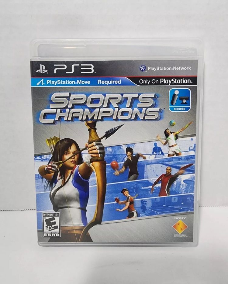 Sports Champions (Sony PlayStation 3, 2012) PS3 Move Complete CIB for ...