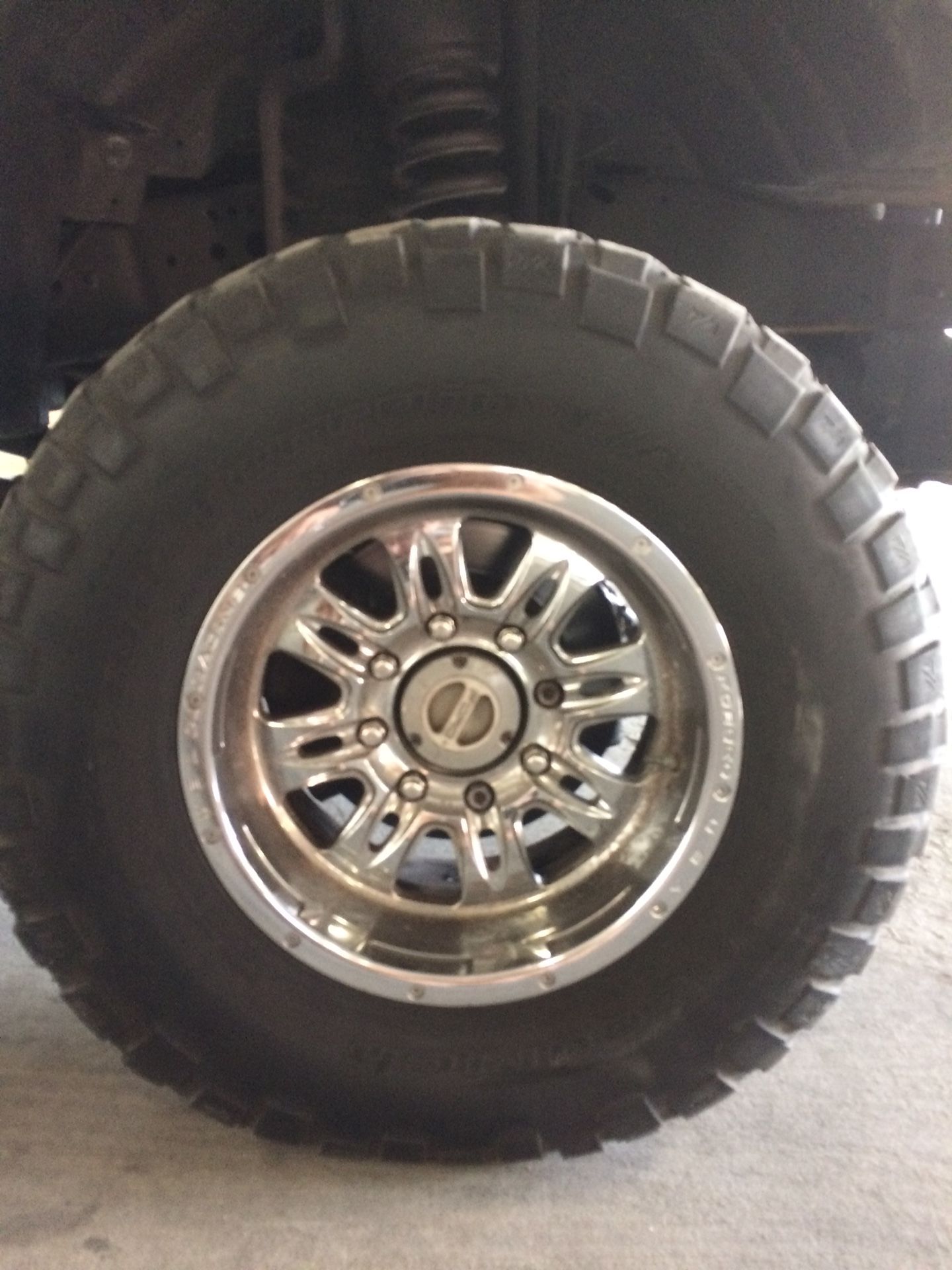 17x10 rims on 35 tires for Sale in Hollywood, FL - OfferUp