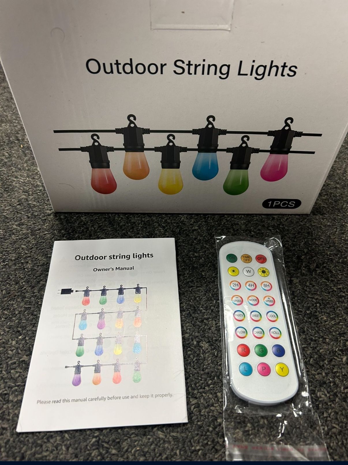 New 48FT LED Color String Lights – Weatherproof & Perfect for Every ...