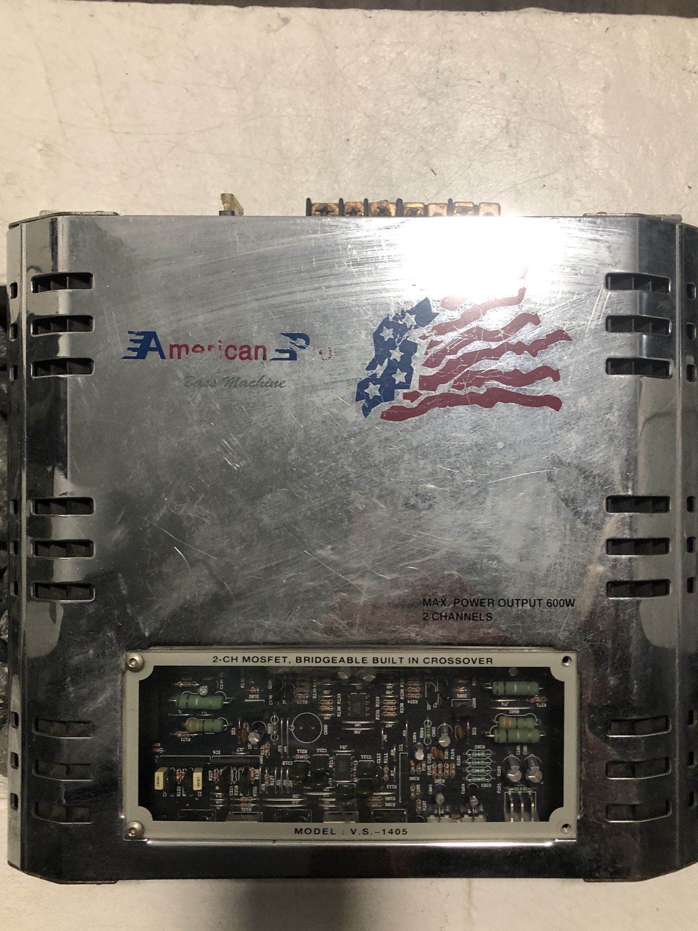 American Pro Bass Machine 600 Watts Car Power Amplifier VS-1405 for ...