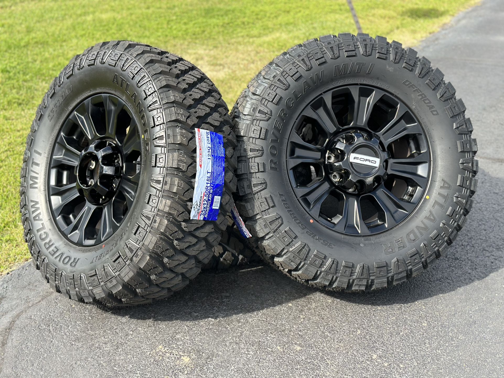 NEW 2023 OEM 18" Tremor wheels Ford F-250 35” tires MT 10ply F350 rims 8x170 F250 F-350 for Sale ...