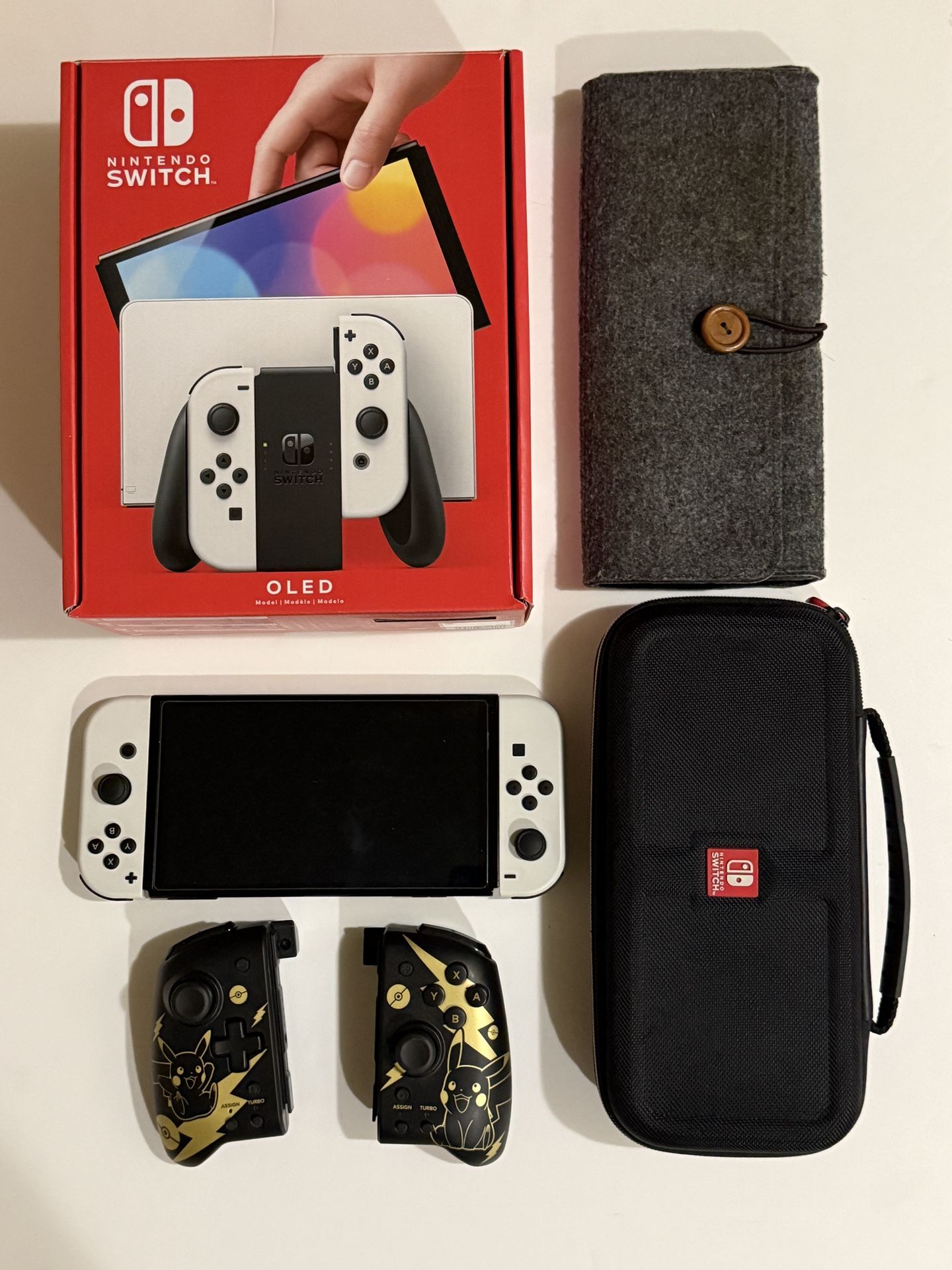Nintendo Switch OLED + Extra Controller and other accessories for Sale ...