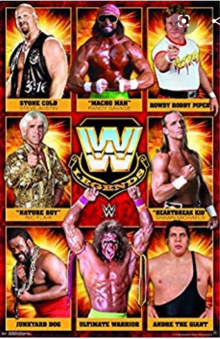 WWF wwe legends poster new sealed and rolled for Sale in Irwindale, CA ...