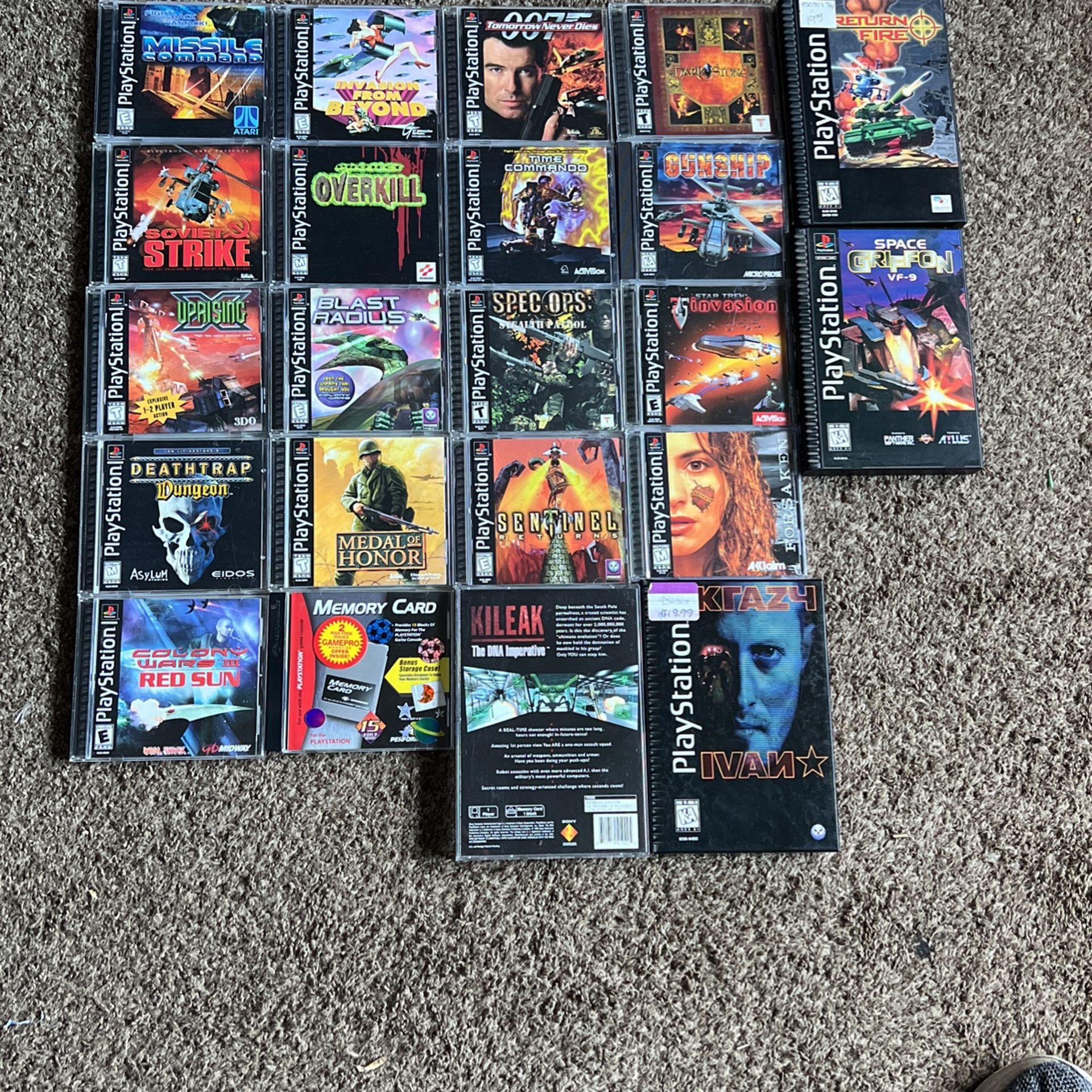 Old PlayStation 1 Games +PlayStation 1 And Controllers for Sale in ...