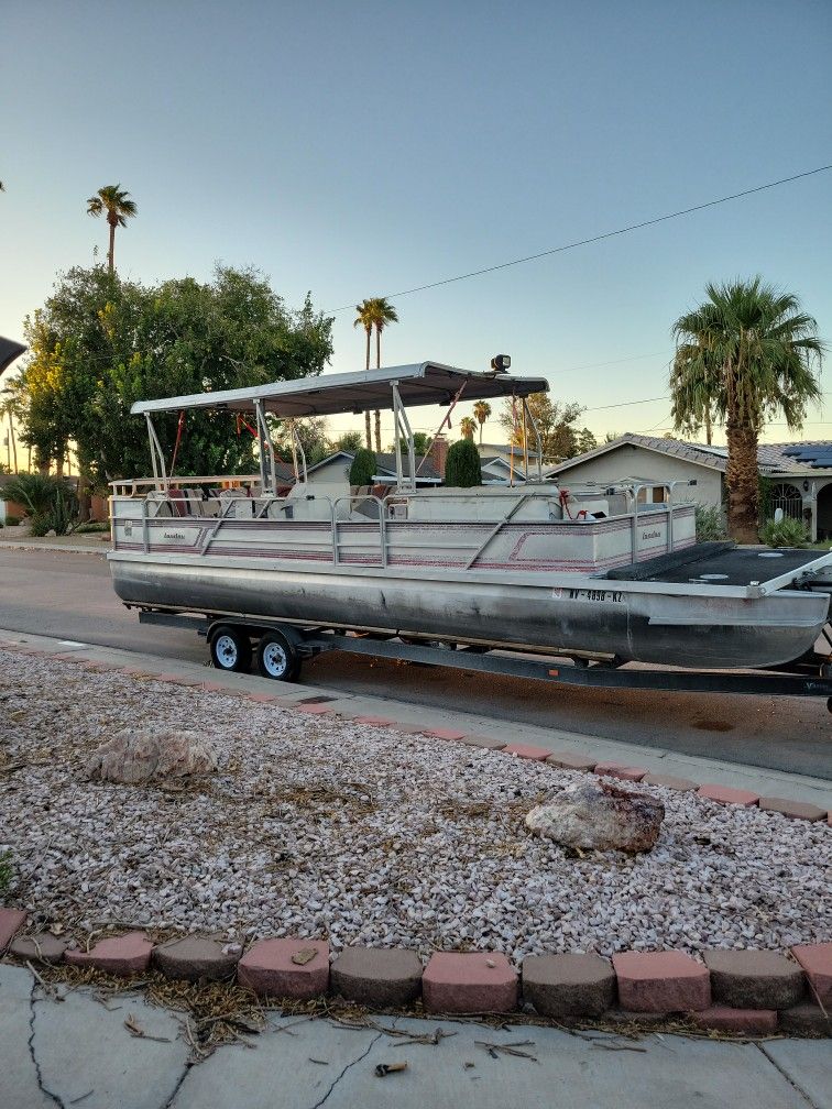 29ft Pontoon Boat With 90hp DFI Mercury for Sale in Las Vegas, NV - OfferUp
