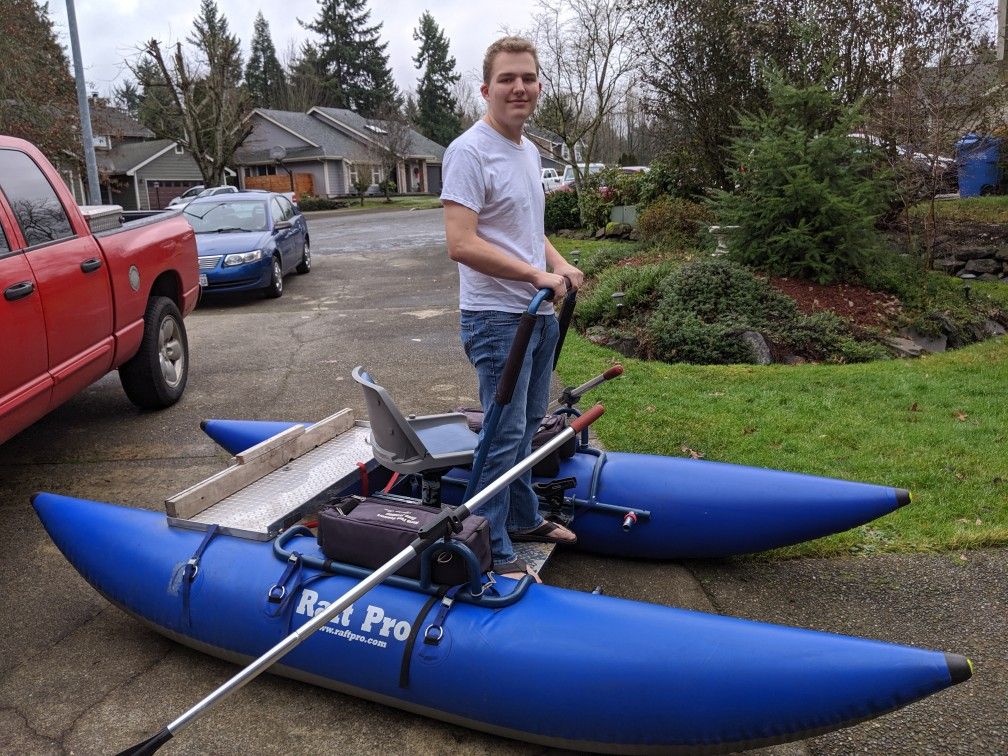 11' Dave Scadden Custom Pontoon Boat for Sale in Puyallup, WA - OfferUp