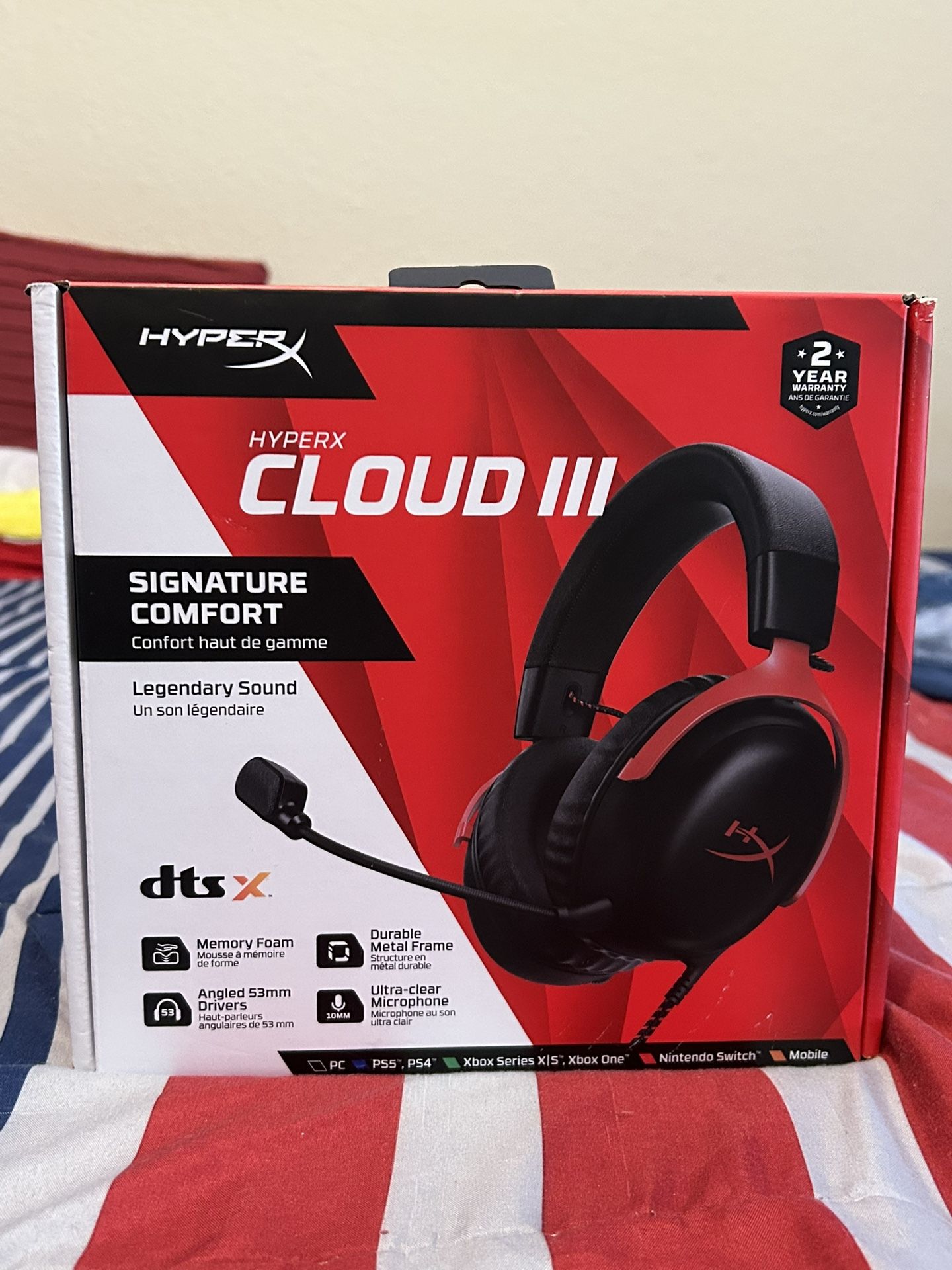 Gamer headset HyperX 3 NEW for Sale in Houston, TX - OfferUp
