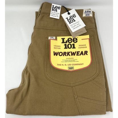 Lee 101 70's Carpenter Cotton Canvas Tuff Duck Workwear 33x34 Men's ...