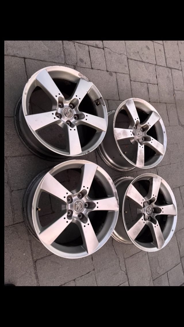 4 — 18x8 5x4.5 5x114.3 Stock Mazda Rx-8 Civic Xb Tc Accord Camry Wheels ...