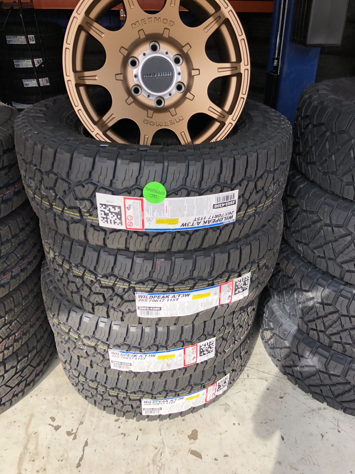 Method mr308 ROOST wheels with falken wilpeak at3w 265/70/17 Tacoma ...