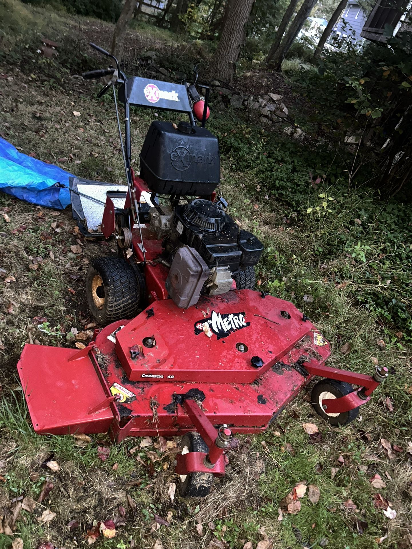 ExMark Metro 48” Mower with ProSlide XT Lawnmower Sulky for Sale in ...