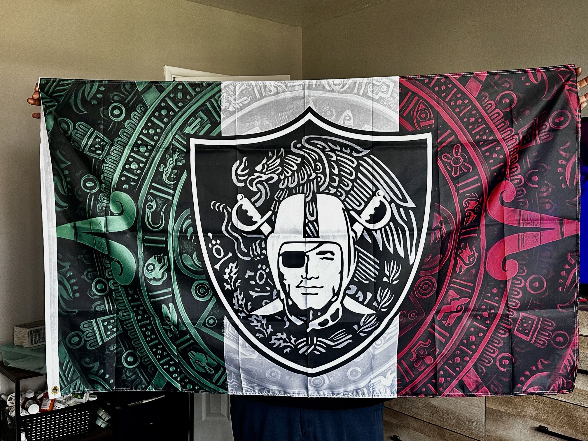 Raiders Large Flag 5ft By 3ft (New) for Sale in Hacienda Heights, CA ...