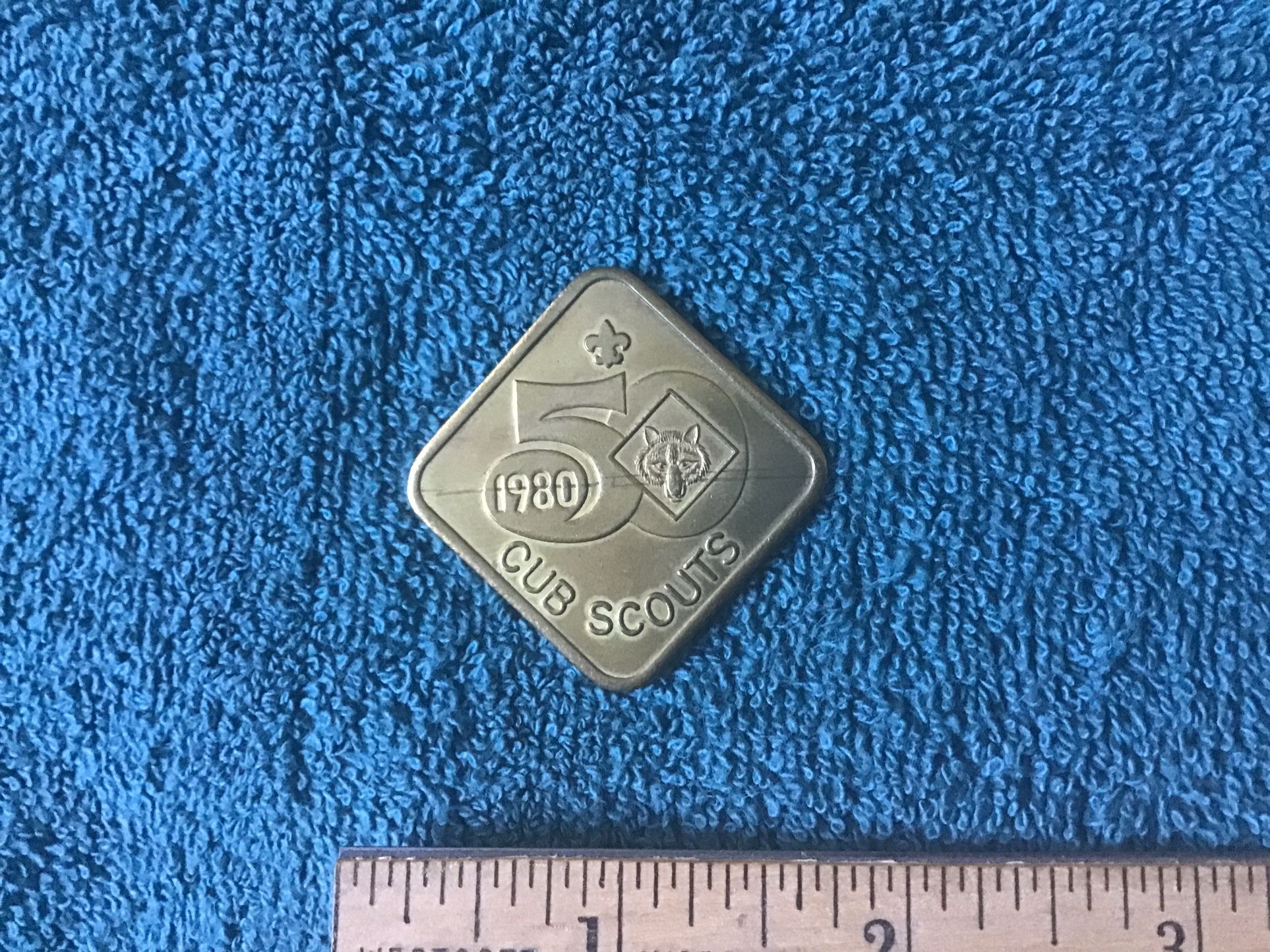 1980 50th Cub Scouts Promise Boy Scout BSA Challenge Coin Medallion for ...