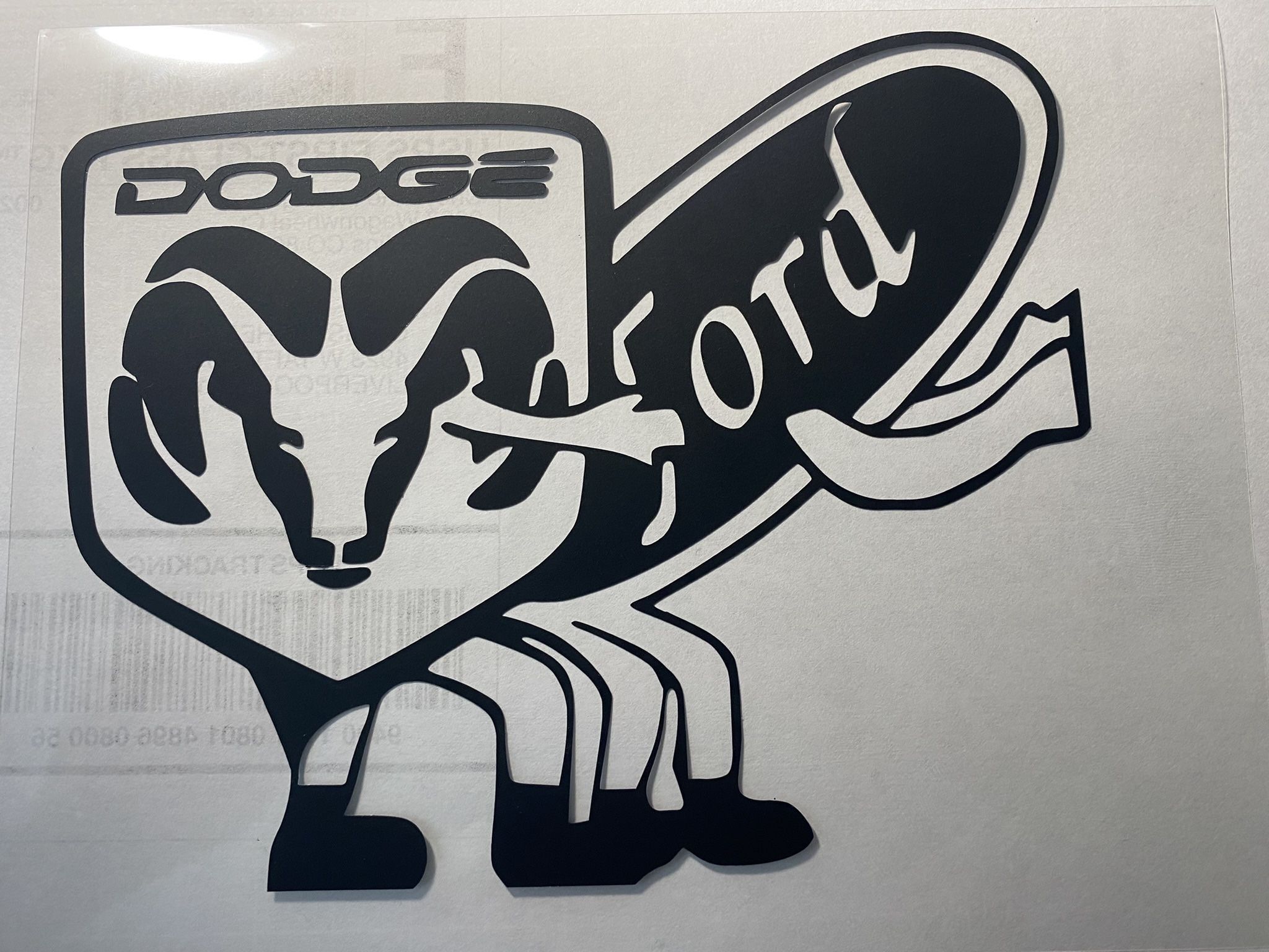 Dodge Ram Logo Decal