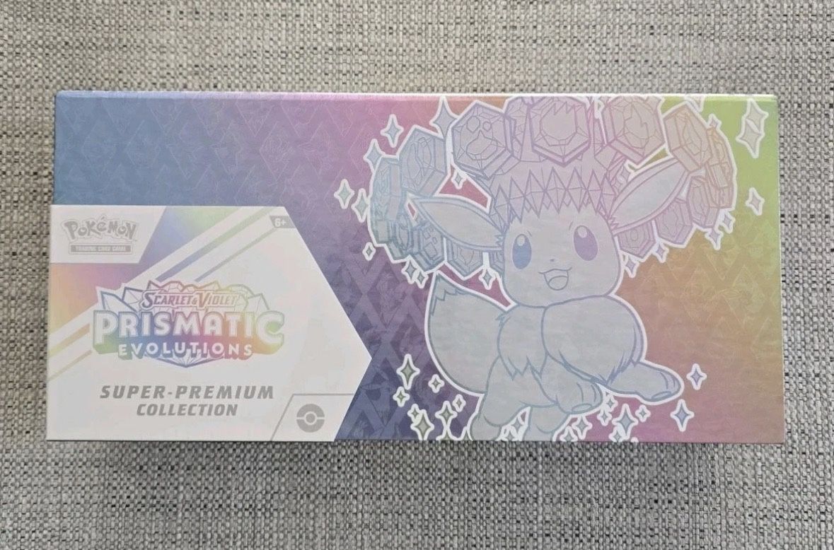 Pokemon Prismatic Evolution Super Premium Collection for Sale in ...