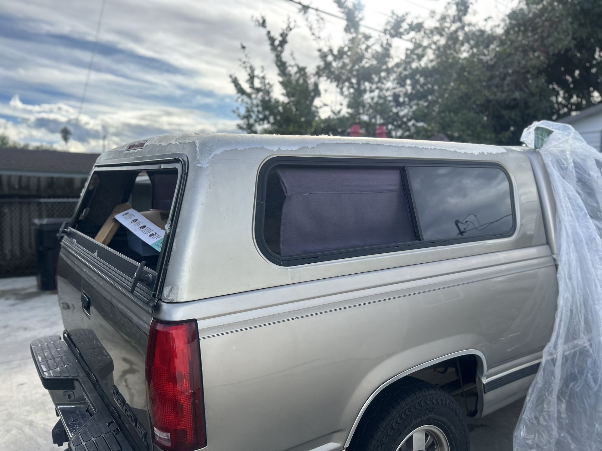 Silverado Camper shell for Sale in Upland, CA - OfferUp