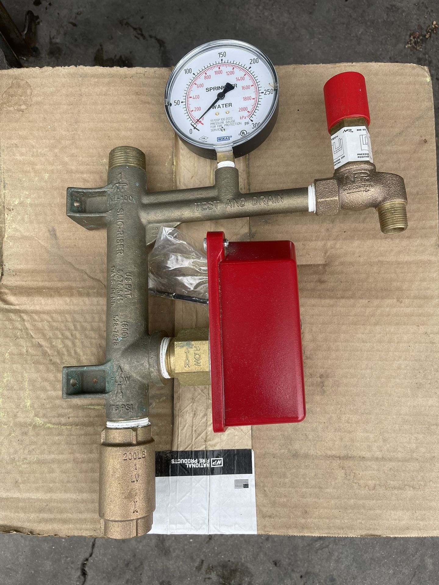 Residential Riser With Drain And Spring Check Valve for Sale in Anaheim ...