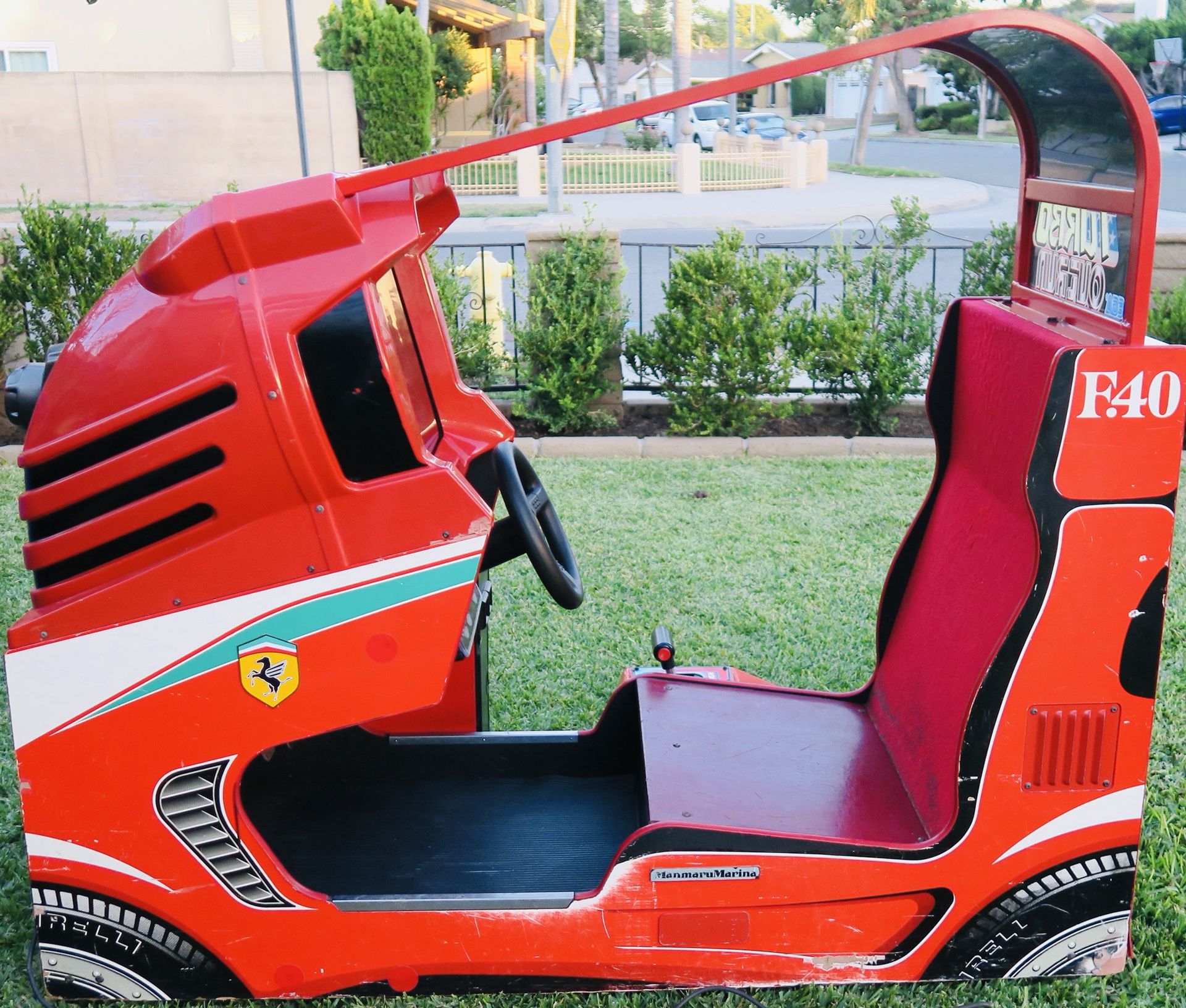 SEGA Turbo Outrun Upright Cockpit race car driving Arcade Game for Sale ...