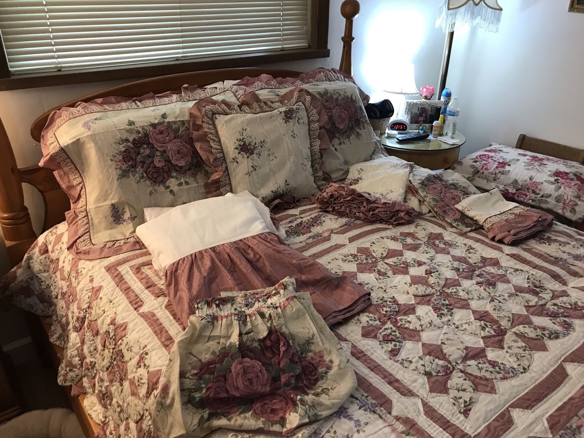 Rhapsody Rose, King Size Quilt And Shams for Sale in Hollywood, FL ...
