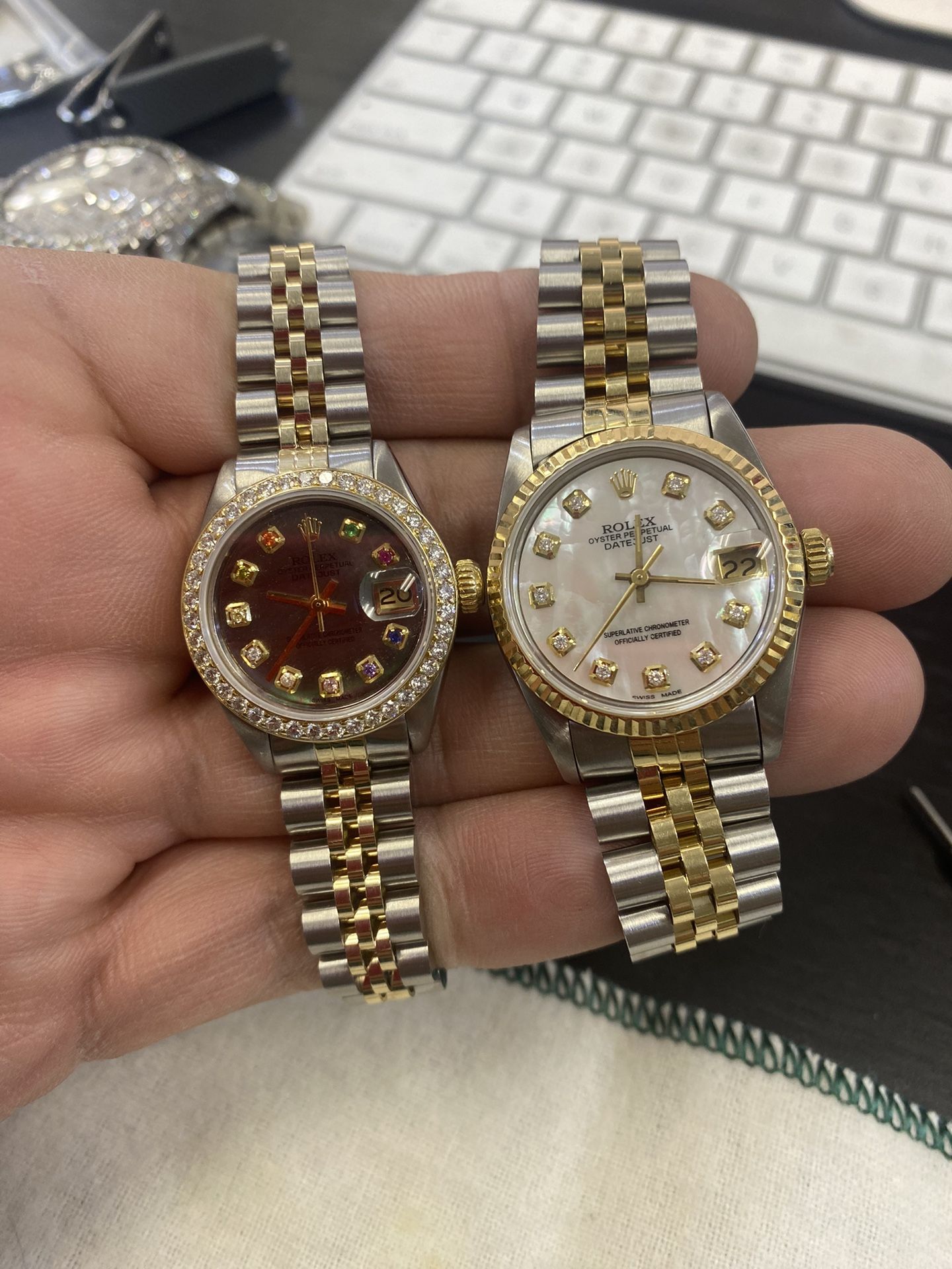 Rolex 26mm 31mm Ladies Buy Sale Trade Gold Silver Coins Platinum Patek ...
