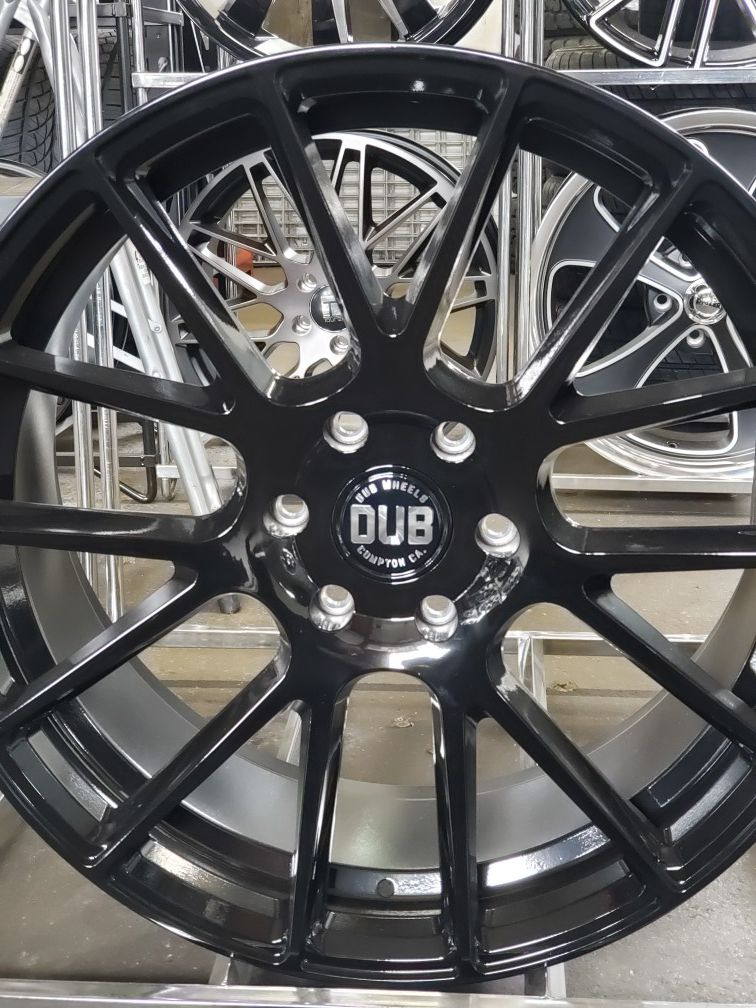22 INCH DUB WHEELS ON SALE 10% OFF!!!! for Sale in Tacoma, WA - OfferUp