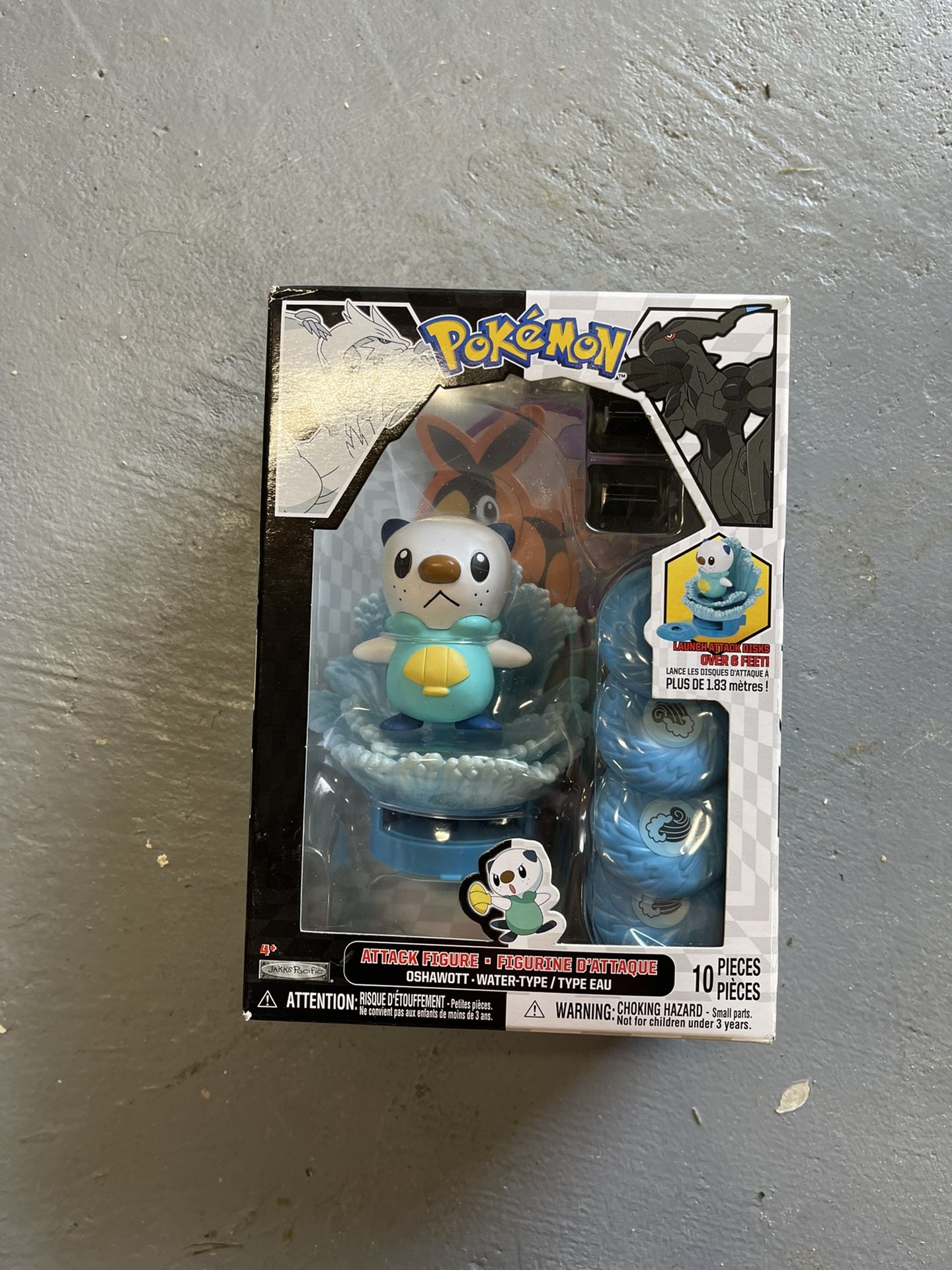 Pokemon Attack Figure B&W Series #1 Oshawott (Water Starter) for Sale ...