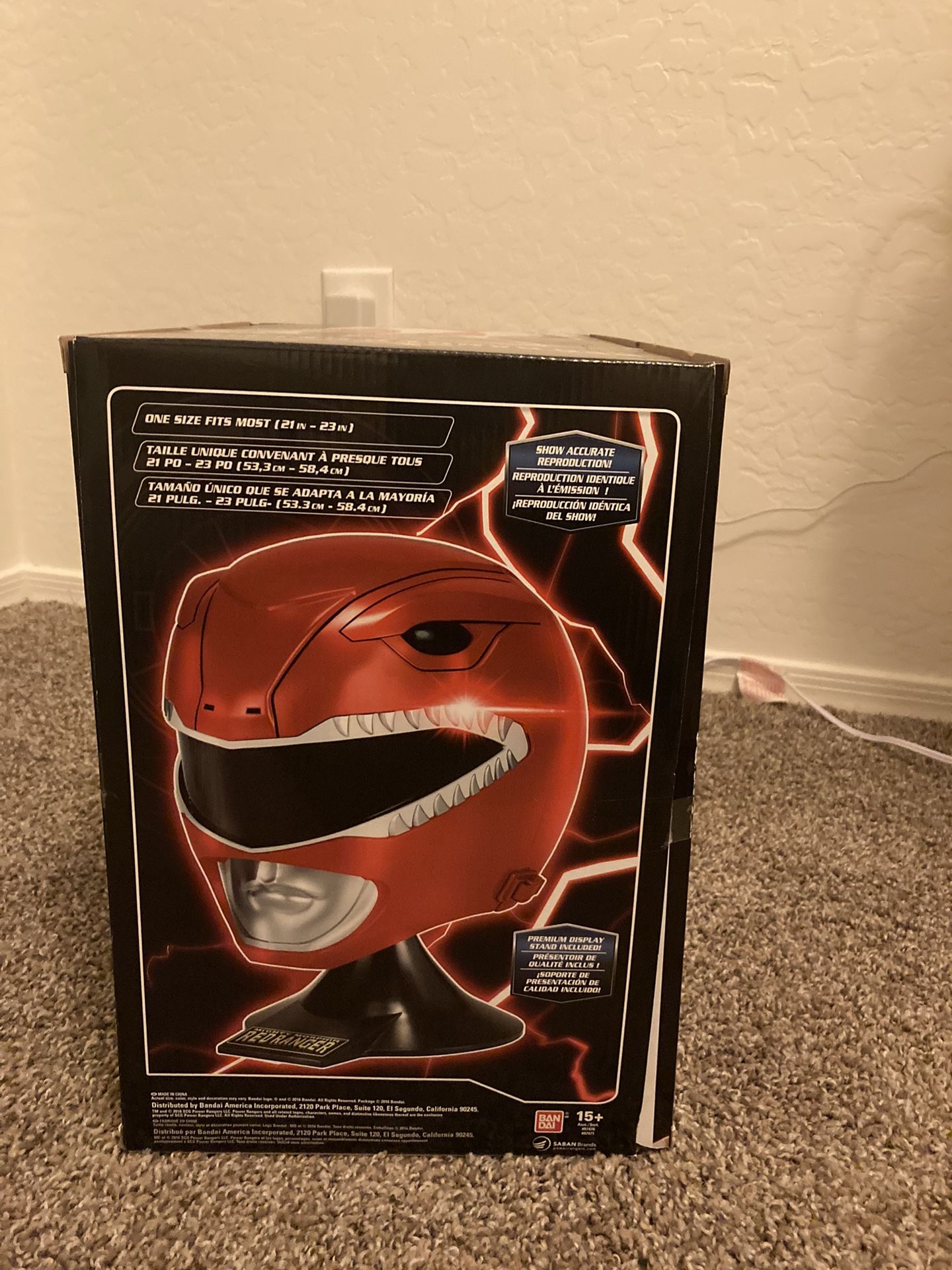 Red Samurai Ranger Helmet