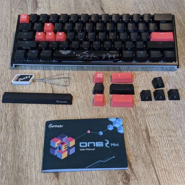 Ducky One 2 Mini v2 RGB LED 60% Double Shot PBT Mechanical Keyboard for ...
