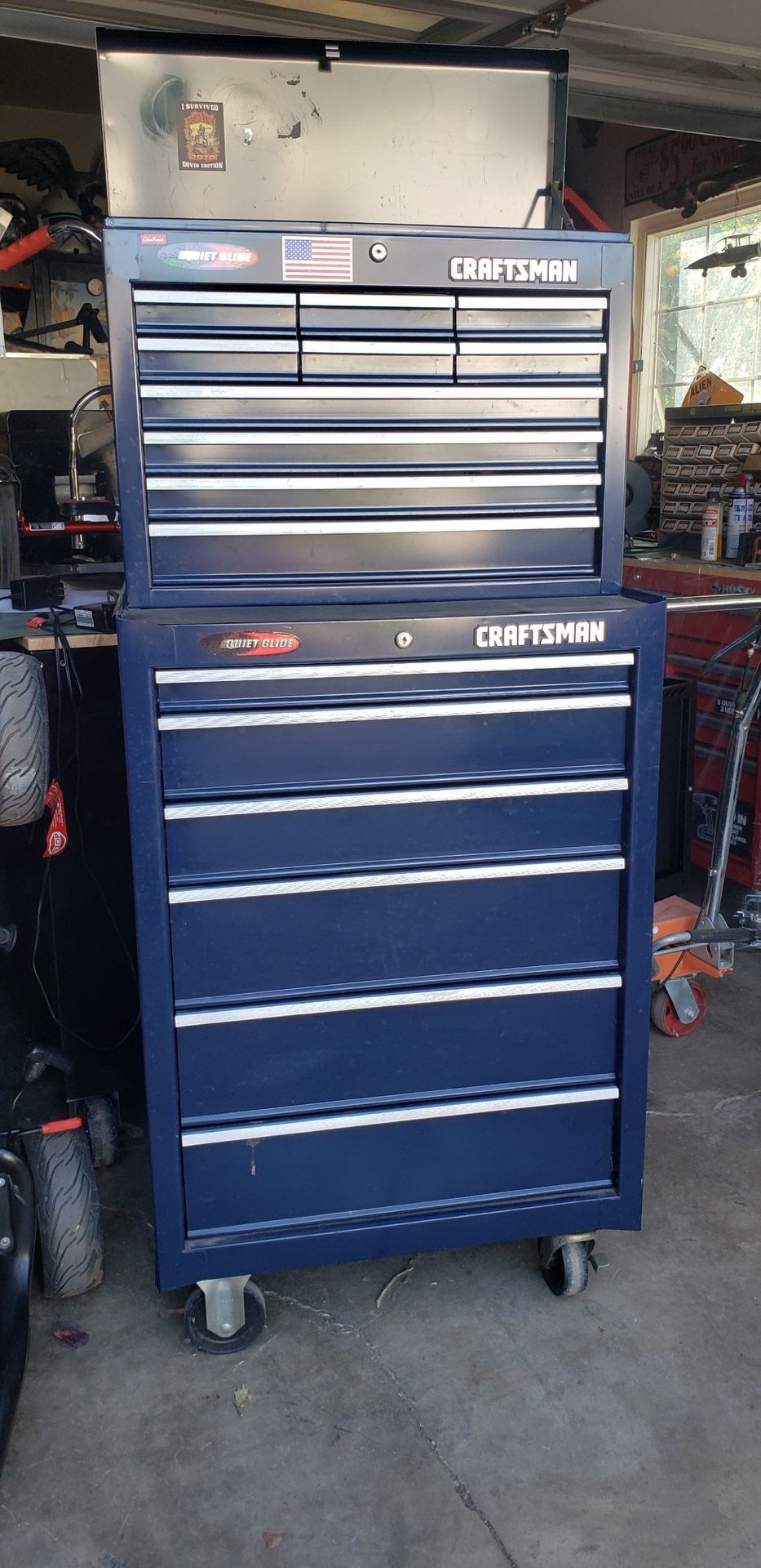 Craftsman Rolling Tool Chest Combo With Locking Keys Rare, 41% OFF