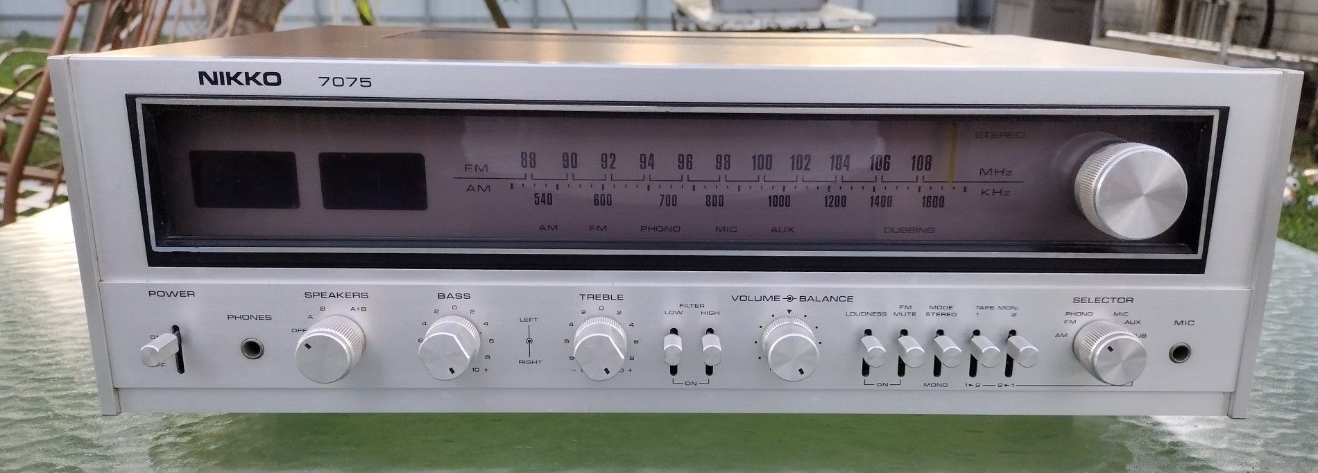 NIKKO 7075 VINTAGE STEREO RECEIVER, 1970'S, WORKING for Sale in ...