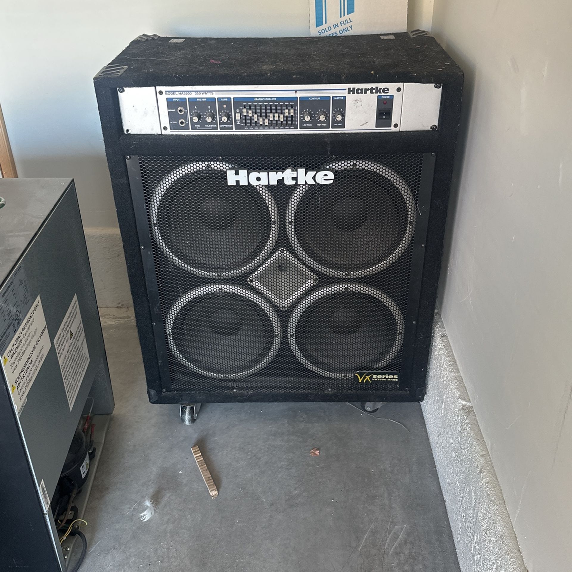 Hartke VX3500 Half Stack Bass Amplifier for Sale in Las Vegas, NV - OfferUp