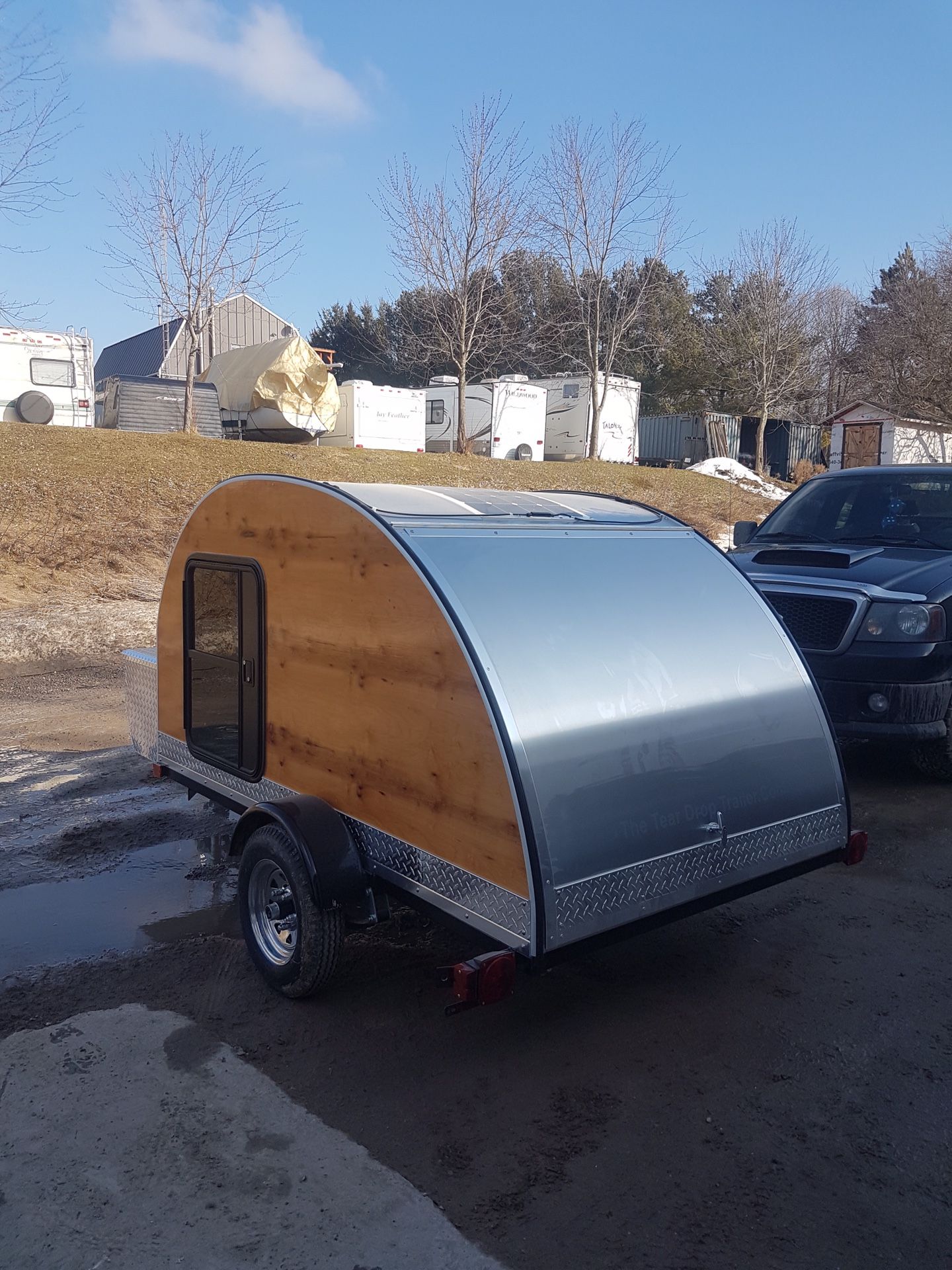 Custom wood 5x8 teardrop trailer for Sale in Seattle, WA - OfferUp
