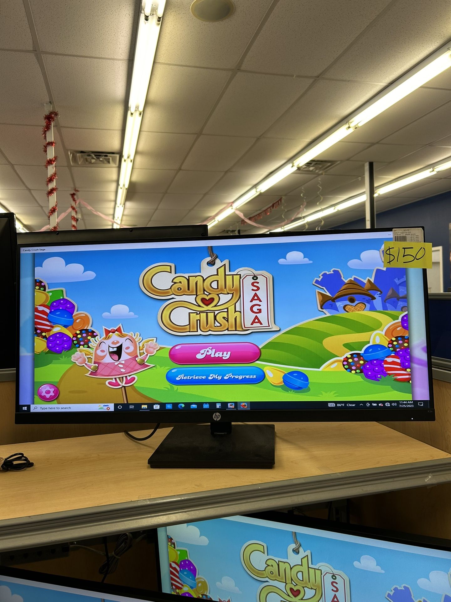 HP X34 Inch QHD Ultra Wide 1440p HDR Gaming Monitor for Sale in Houston ...