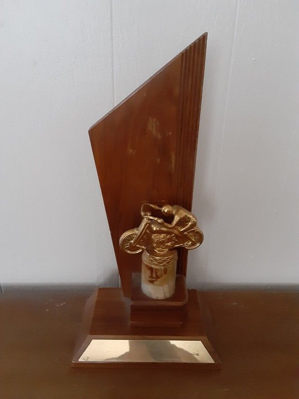 Cool Old Vintage Motorcycle Racing Trophy for Sale in Rancho Cucamonga ...