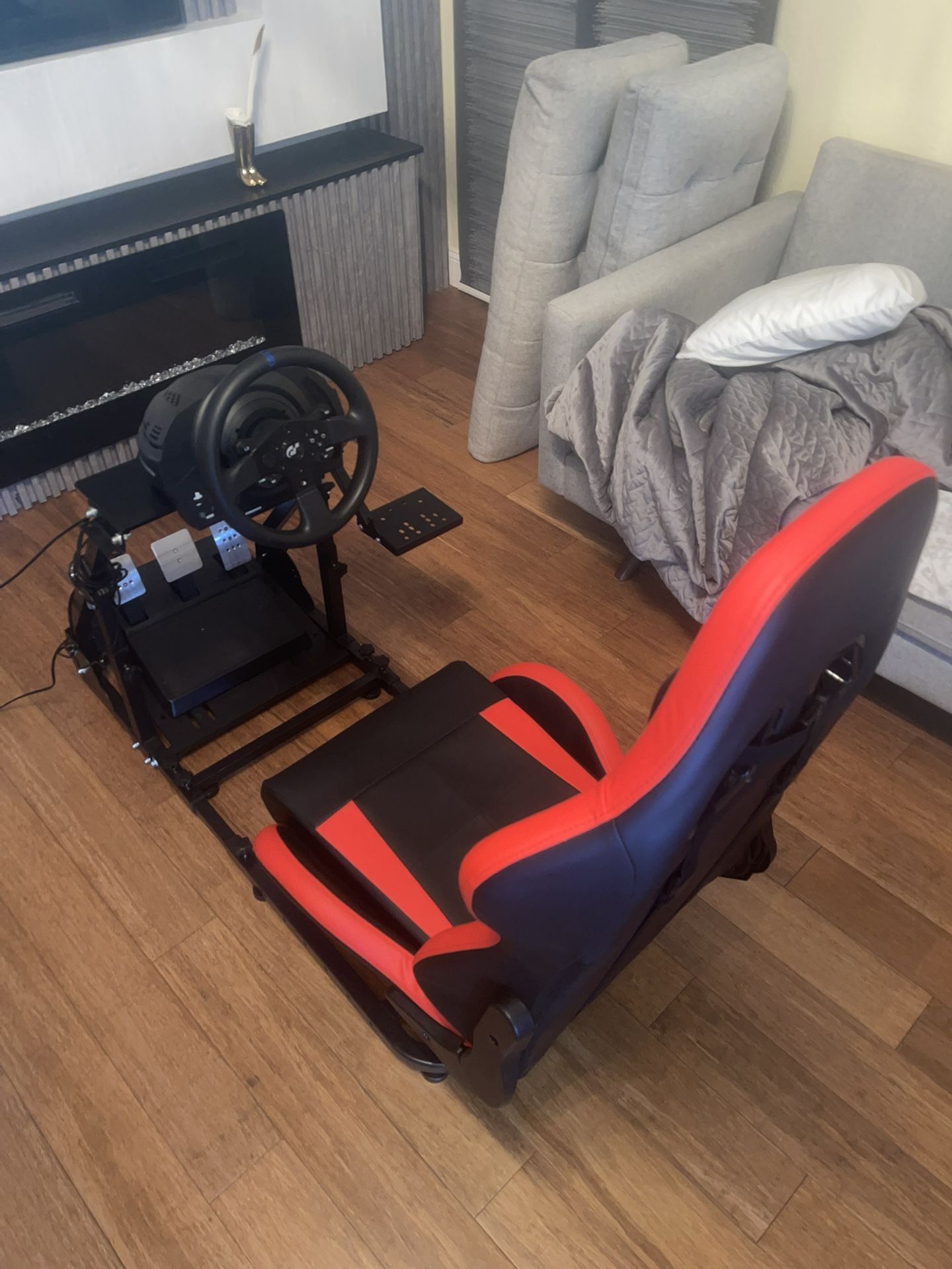 Thrustmaster t300 /w Minneer Adjustable Racing Simulator for Sale in ...