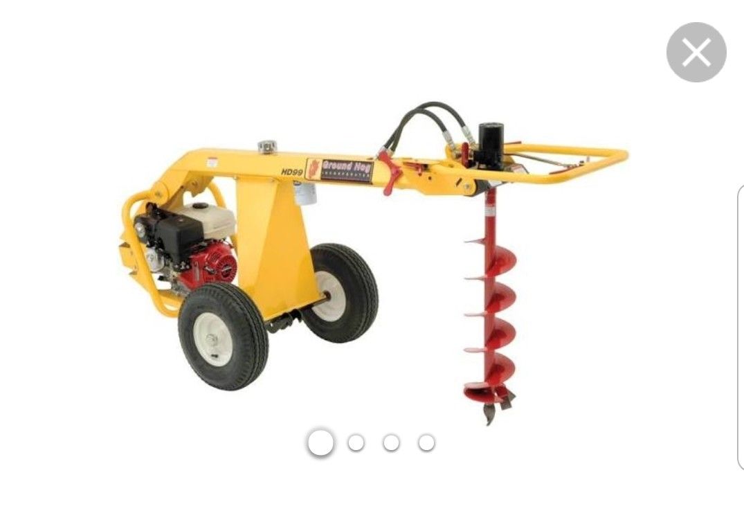 Groundhog Towable Auger W/8" drill bit for Sale in Portland, OR - OfferUp