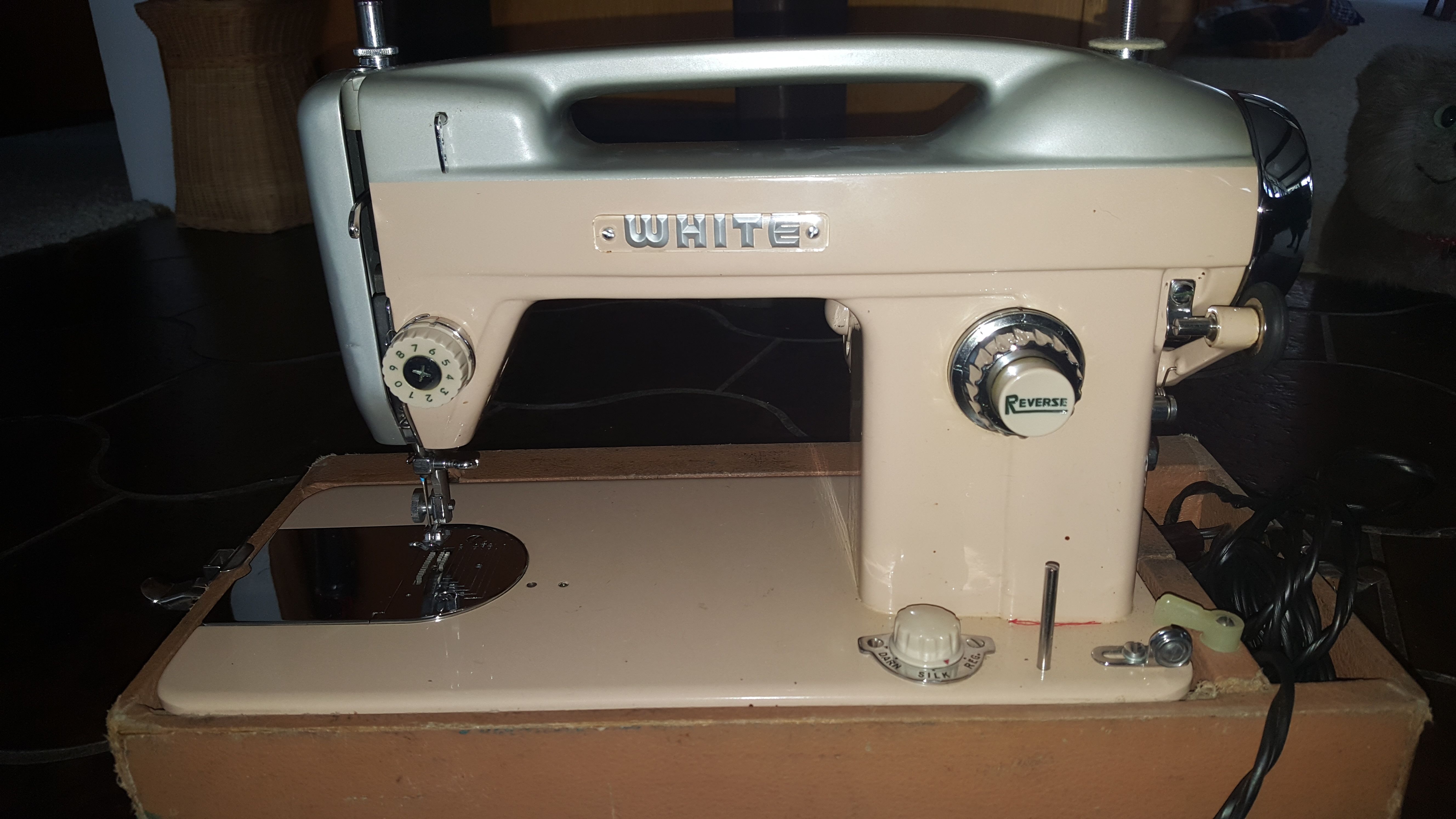 Vintage White Sewing Machines