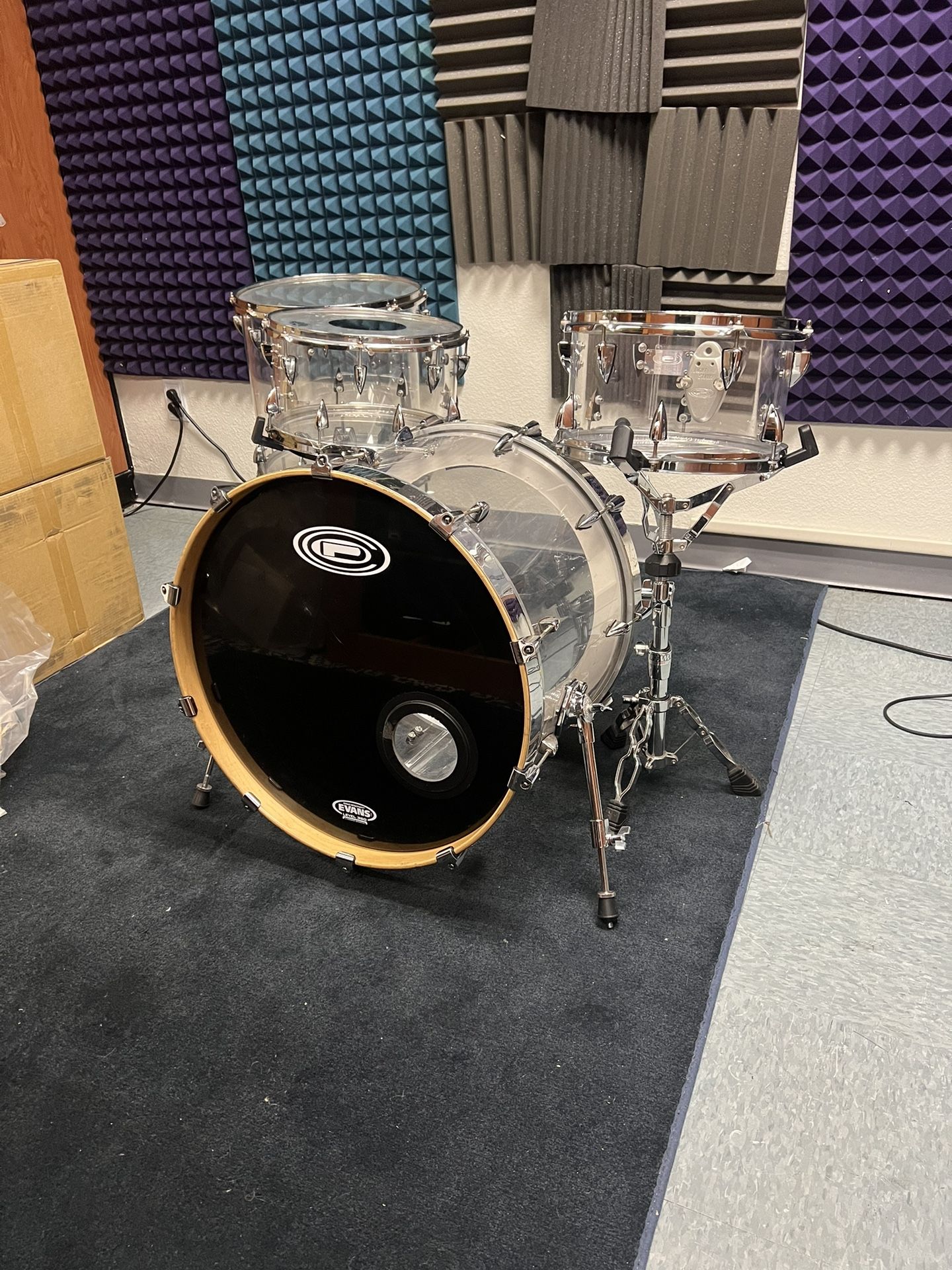 OCDP USA Custom 4pc Acrylic Drum Set for Sale in Vista, CA - OfferUp
