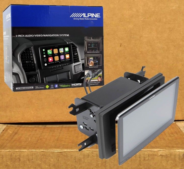 Alpine Custom 9" Touchscreen System For Toyota Tacoma Apple CarPlay ...