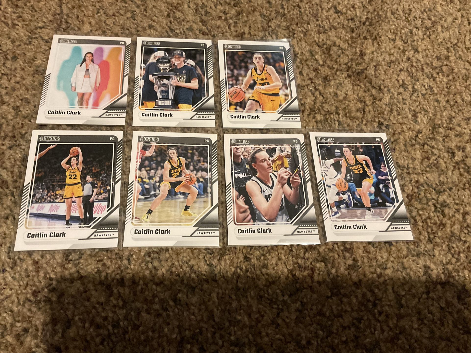 7 Caitlin Clark 2024 Rookie Basketball Cards Indiana Fever, Iowa ...