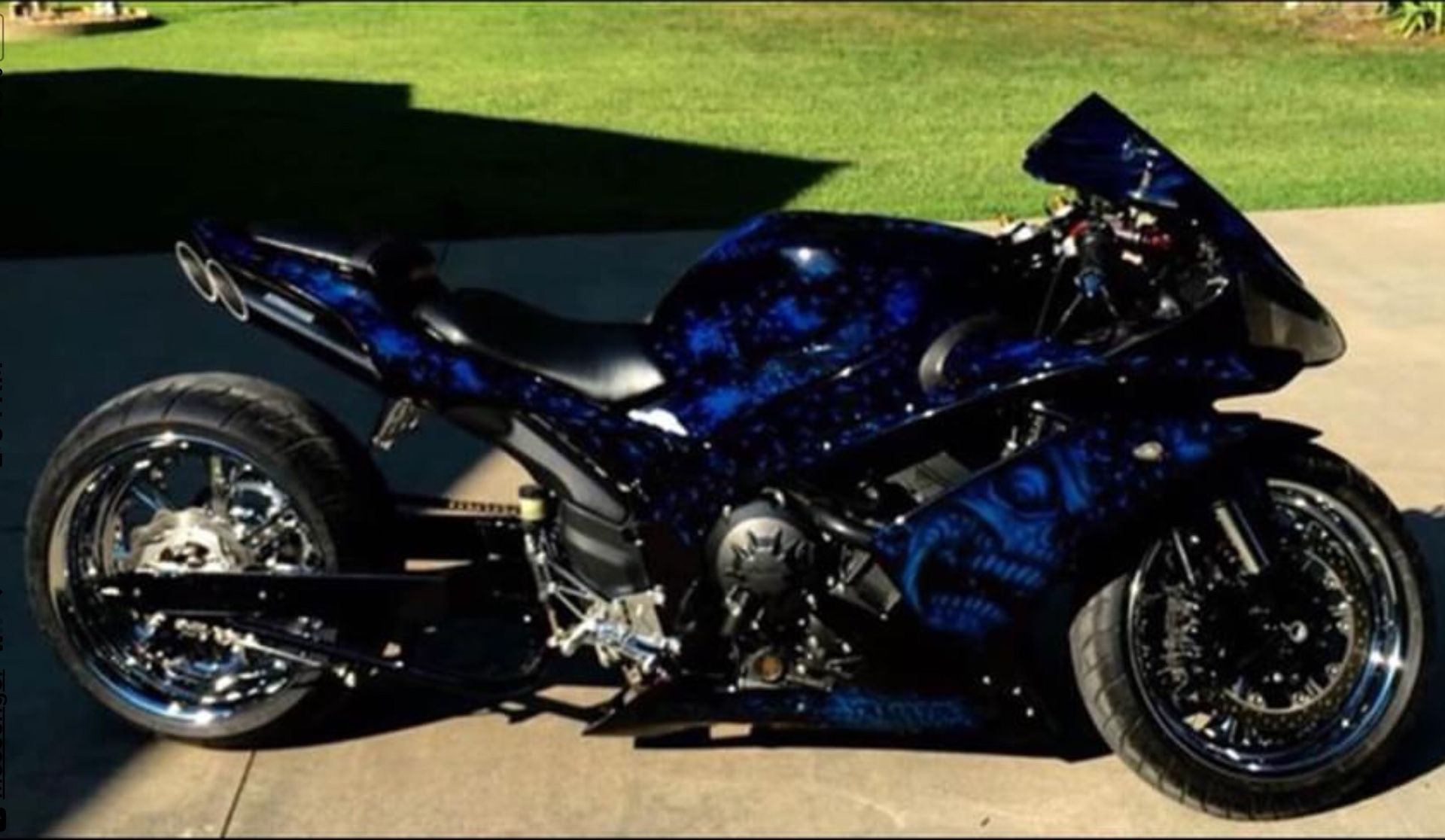 Yamaha R1 fully customized, stretch, 240 kit, air ride & MORE- 13k ...